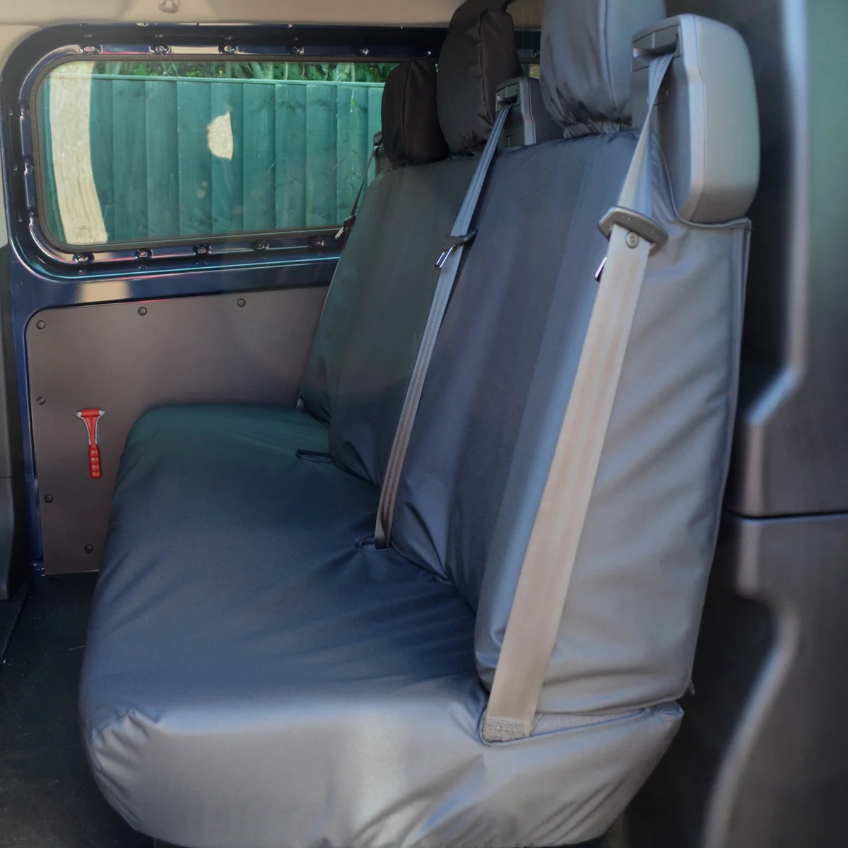Ford Transit Custom 2013 - 2023 Tailored Rear 3-Seater Covers — RoofRack UK